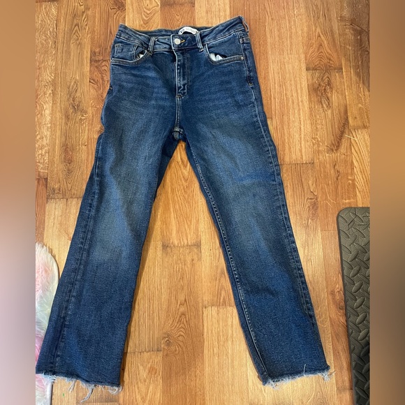 Zara | Jeans | Zara Medium Wash Kick Flare Jeans | Poshmark